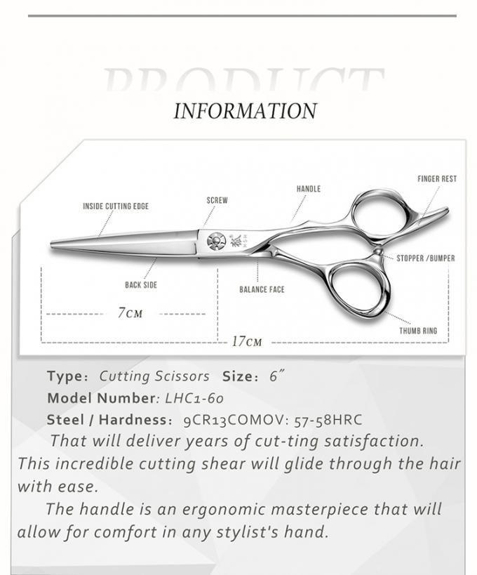 Cobalt Special Hairdressing Scissors Convex Edge Blade High Clarity